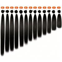 China Heat Resistant Hair Extensions Customizable Hair Bundles Synthetic Hair Weaving for sale
