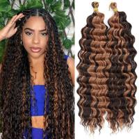 China Heat-Resistant Super Soft Synthetic Braiding Hair Extensions 18-30 Inch Crochet Braids for sale
