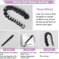 China Pre-stretched Colored Synthetic Hair Extensions Hot Water Setting Braiding Bundles for sale