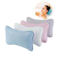 China Ergonomic Bath Pillow with Secure Suction Cups and Soft Material for Bathtub Comfort for sale