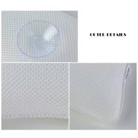 China Ergonomic Bath Pillow with Secure Suction Cups and Soft Material for Bathtub Comfort for sale