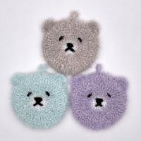 China Handmade Crochet Cute Watermelon with Leaf Mesh Cleaning Sponge Dish Scrubber for sale