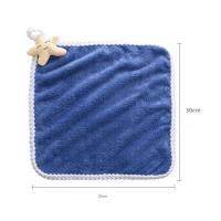 China Quick Dry Cute Animal Hand Drying Towel with Hanging Loop Microfiber Utility Towel for sale