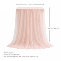 China Sheer Chiffon Table Runner for Wedding Party Banquet Decoration for sale
