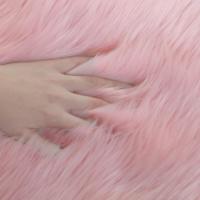 China Heart-Shaped Faux Fur Area Rug Plush Mat Carpet for Living Room for sale