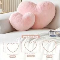 China Romantic Heart-Shaped Pillow Soft and Cozy Decorative Throw Pillow for sale