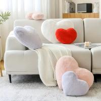 China Romantic Heart-Shaped Pillow Soft and Cozy Decorative Throw Pillow for sale