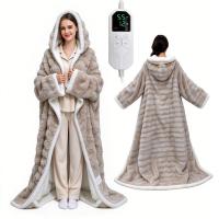 China Customized Wearable Electric Heated Throw Blanket Foot Pocket Sleeves Home Houseware for sale