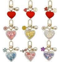 China Keychain Heart Shaped Red Rose Valentine Gift Decoration Home Houseware for sale