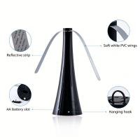 China Battery-Operated Fly Repellent Fan with Quiet Holographic Blade and Flexible Stop Technology for sale