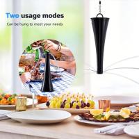 China Battery-Operated Fly Repellent Fan with Quiet Holographic Blade and Flexible Stop Technology for sale