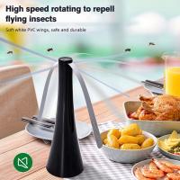 China Battery-Operated Fly Repellent Fan with Quiet Holographic Blade and Flexible Stop Technology for sale