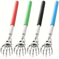 China Extendable Back Scratcher and Telescopic Back Massager with Metal Claws for Itch Relief for sale