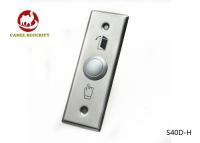 China 304 Stainless Steel Flush Mount Push Button Exit Switch 3A 36V DC SPDT for sale