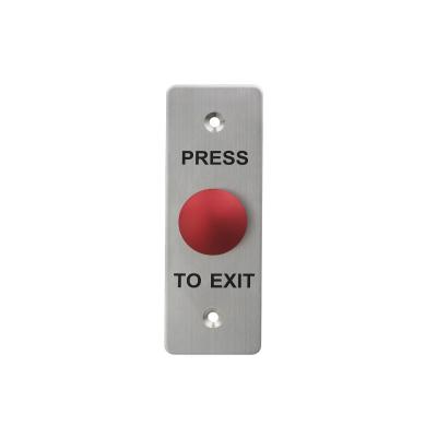 China 304 Stainless Steel Mushroom Exit Button 115x40mm NO NC for Access Control for sale