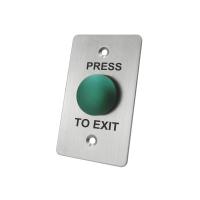 China Anti-Vandal Red Mushroom Exit Push Button 86x50mm Stainless Steel Micro Switch for sale