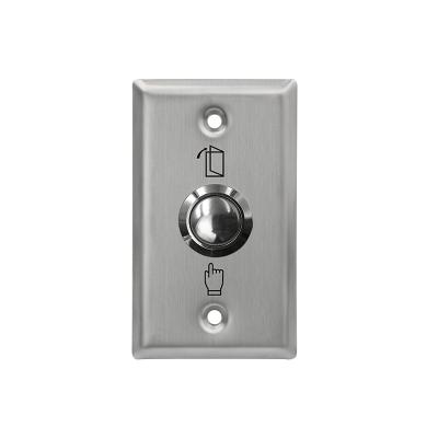 China 304 Stainless Steel Flush Mount Momentary Exit Push Button 86x50mm for Access Control for sale
