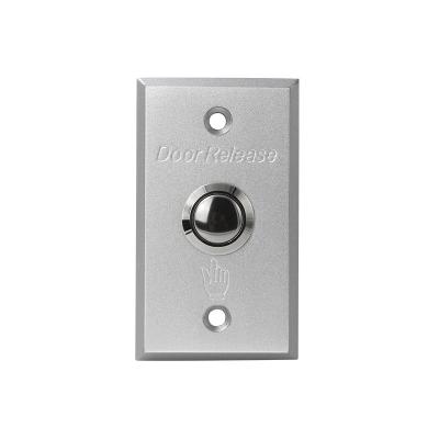 China Flush Mount Momentary Door Exit Push Button 86x50mm 304 Stainless Steel for Access Control for sale