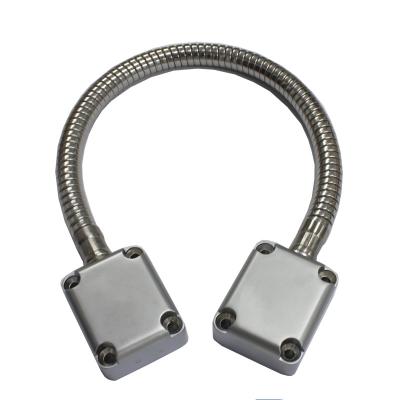 China 304 Stainless Steel 401 Armored Door Loop 446x13mm Zinc Alloy Head 0.32kg for sale