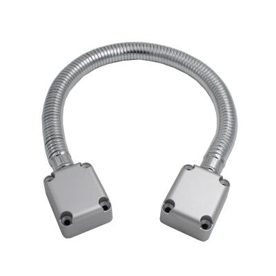China 446x16mm Surface Mount Armored Door Loop Cable 304 Stainless Steel 1 Million Cycles for sale