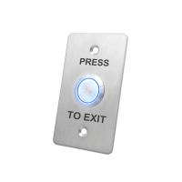 China 22mm Led Push Button Switch With European Size Faceplate 12V DC - 24V DC Power for sale