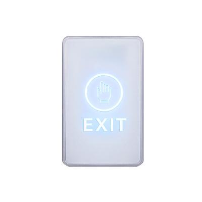 China Surface Mount Touch to Exit Button 86x50mm with LED Indicator 12-24V DC for sale