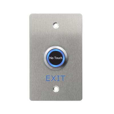 China Touchless Wave to Exit Button 304 Stainless Steel NO NC Output 12V DC for sale