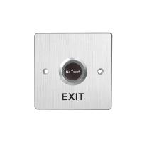 China Anti-Vandal Touchless Exit Button Wave to Exit Switch 86x86mm 12V DC for Harsh Environments for sale