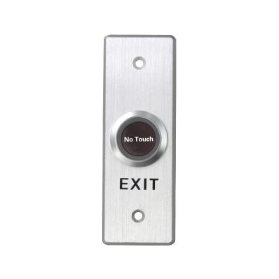 China Touchless Exit Button 12V DC NO NC Output LED Indicator Blue Green for sale