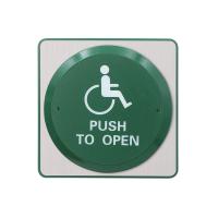 China Flat Mushroom Press to Exit Push Button 86x86mm Stainless Steel for Door Access Control for sale