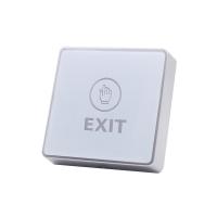 China Surface Mount Touch to Exit Button Switch 86x86mm with LED Indicator and Backbox for sale