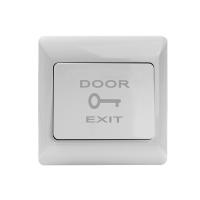 China Fireproof PVC Exit Push Button NO NC COM 86x86mm 3A 36V DC with Back Box for sale