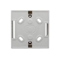 China European Size Plastic Back Box 86x86mm for Access Control Push Button Chrome Plated for sale