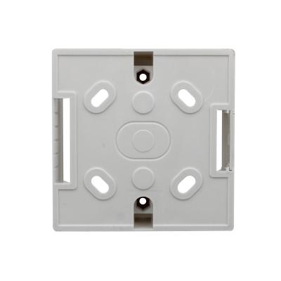 China European Size Plastic Back Box 86x86mm for Access Control Push Button Chrome Plated for sale