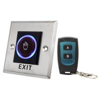China 304 Stainless Steel Touchless Exit Button IR Sensor 86x86mm NO NC COM 12V DC for sale
