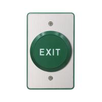 China Stainless Steel Flat Mushroom Press to Exit Push Button 115x70mm NO NC for Access Control for sale