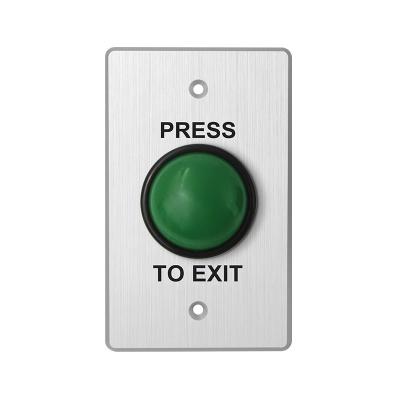 China Flat Mushroom Press to Exit Push Button 115x70mm Aluminum Alloy Door Exit Access Control for sale