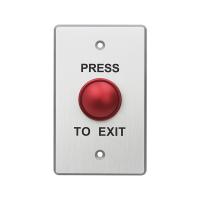 China Mushroom Push Button with Metal Plate and Square ANSI Size for sale