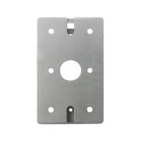 China ANSI Size Frosted Matt Zinc Alloy Back Box for Access Control Push Button 115x70mm Chrome Plated for sale