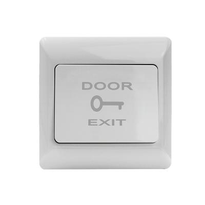 China Fireproof PVC Door Exit Push Button NO NC COM 86x86mm 3A 36V DC for sale