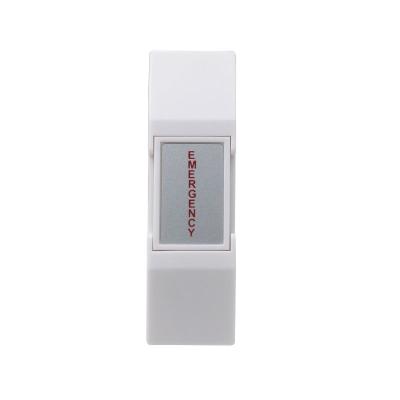 China Plastic Push to Exit Button 3A 36V DC Narrow Thin Style with Backbox for Door Frame for sale