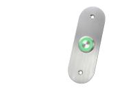 China 24V DC PRESS TO EXIT Screen 4 Pin Push Button Switch Stainless Steel 115x40x36mm for sale