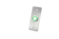 China 24V DC PRESS TO EXIT Screen 4 Pin Push Button Switch Stainless Steel 115x40x36mm for sale