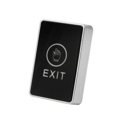 China Surface Mount Touch to Exit Button 86x50mm with LED Indicator 12-24V DC for sale