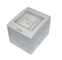 China PM2D Push to Exit Button IP55 Surface Mount Plastic Button with Cover 86x70x65mm for sale