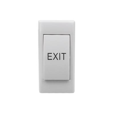 China Plastic Push to Exit Button Narrow Thin Style with Backbox 86x43mm 3A Micro Switch for sale