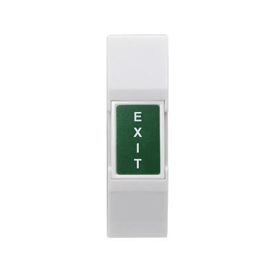 China Plastic Push to Exit Button 70x14mm Narrow Thin Style with Backbox for Access Control for sale