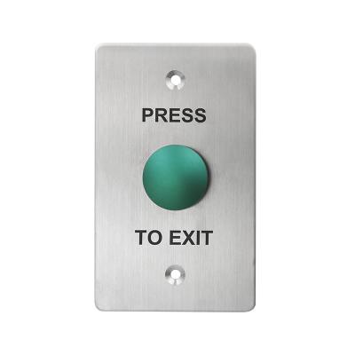 China Anti - Vandal Red Or Green Door Exit Push Button Micro Switch With Fireproof Material Faceplate for sale