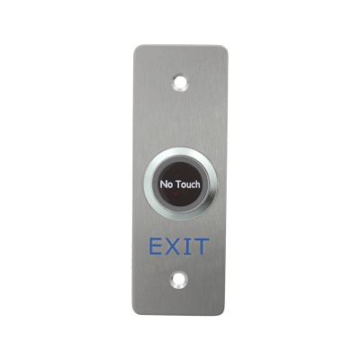 China Touchless Exit Button 12-24V DC IR Sensor No Touch Door Entry Switch with Buzzer for sale