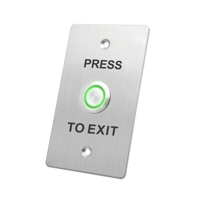 China Stainless Steel Door Release Push to Exit Button with LED Indication for sale
